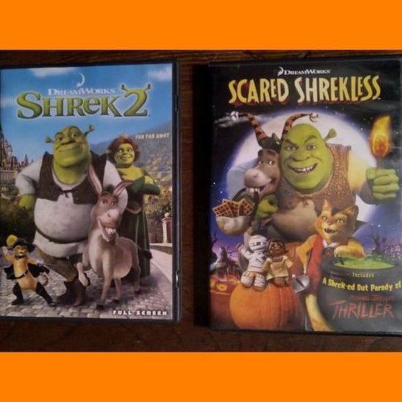 Dreamworks | Media | 2 For Dvd Movies Scared Shrekless Shrek 2 | Poshmark